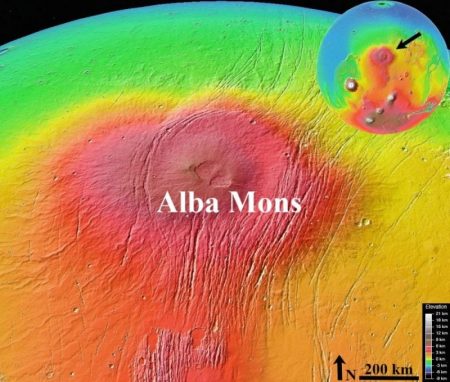 Evidence For Glaciation Found In Alba Mons Region Of Mars - Science Trends