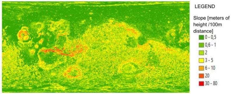 Using GIS To Determine Potentially Habitable Areas On Mars - Science Trends