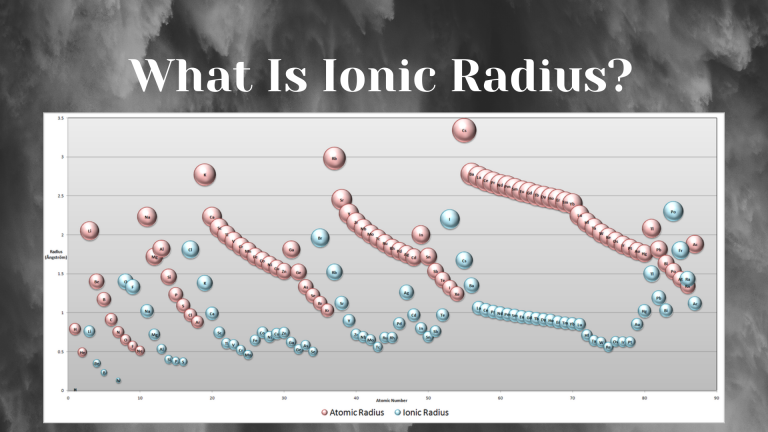 Ionic Radius Trend - Science Trends