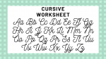 Cursive Alphabet: Your Guide To Cursive Writing - Science Trends