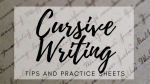 Cursive Handwriting: Tips And Practice Sheets | Science Trends