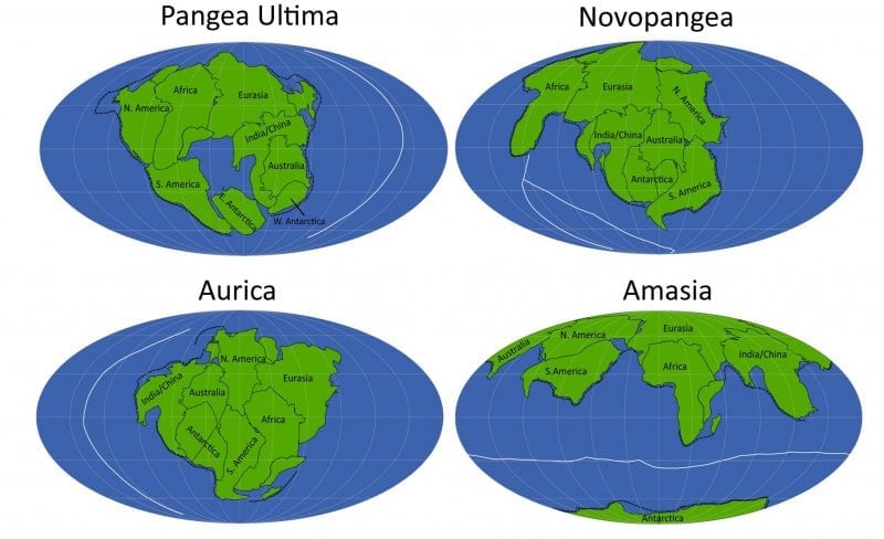 Back To The Future: Four Possibilities For A Future Supercontinent ...