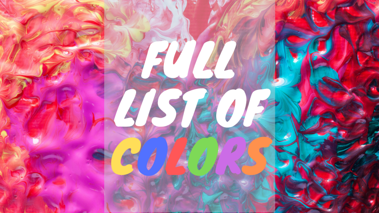 List Of Colors And Their Names | Science Trends
