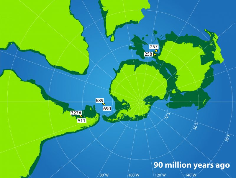 Tropical Temperatures At The Cretaceous Poles | Science Trends