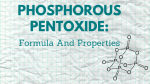 What Is P4O10: Phosphorus Pentoxide - Science Trends