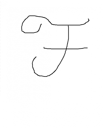 How To Write A Cursive Capital F - Science Trends