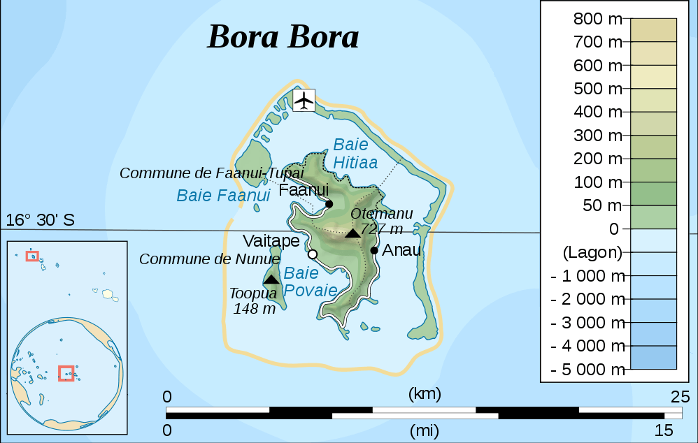 Where Is Bora Bora Located On A Map? - Science Trends